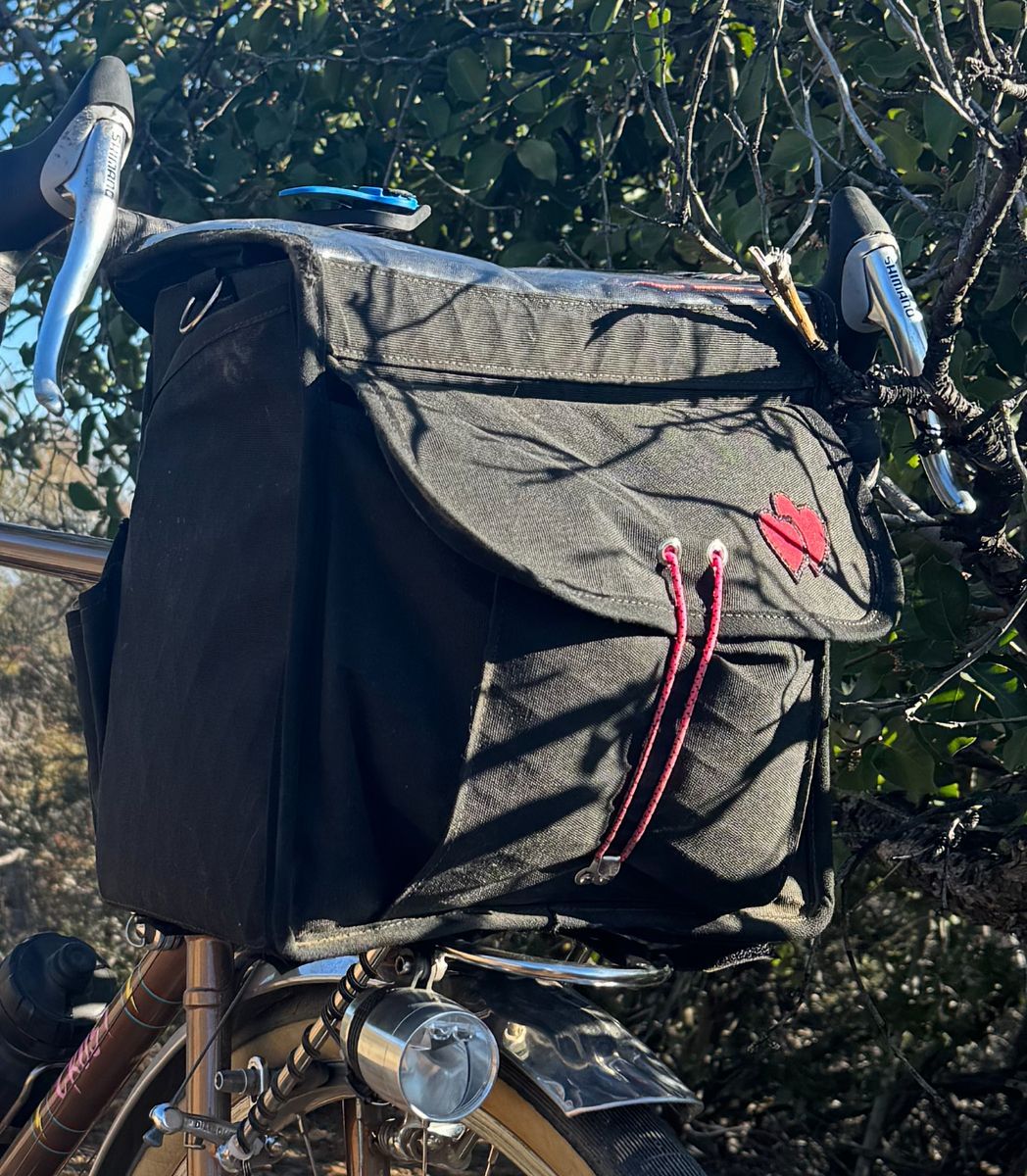 Ruthworks 11.5" Ultralight Randonneur bag + VO 1" Decaleur | Rad Bazaar